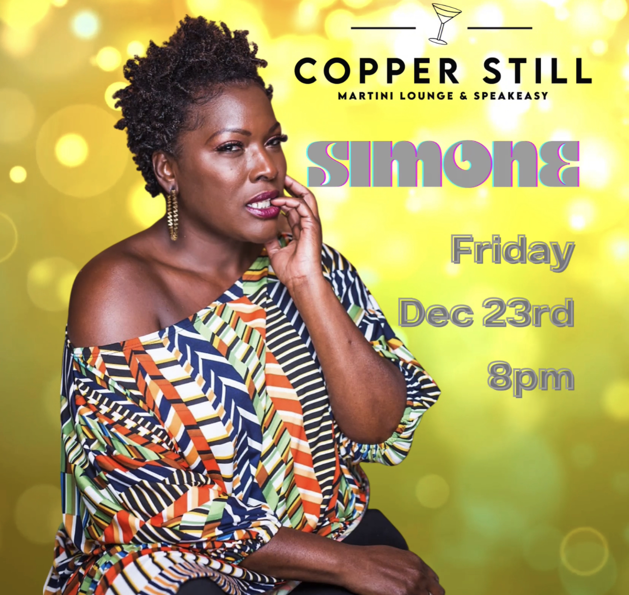 Simone Green @ Copper Still Dec 23rd Tickets - Powered by Ticket Falcon®