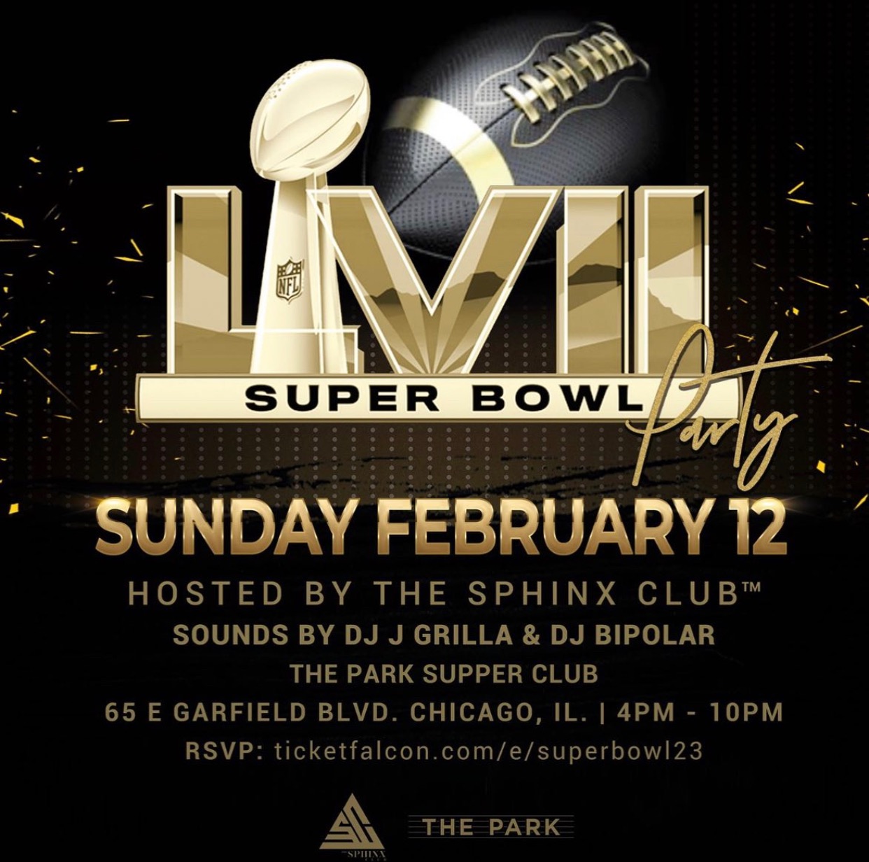 The Sphinx Club™ Super Bowl LVII@The Park Tickets - Powered by Ticket ...