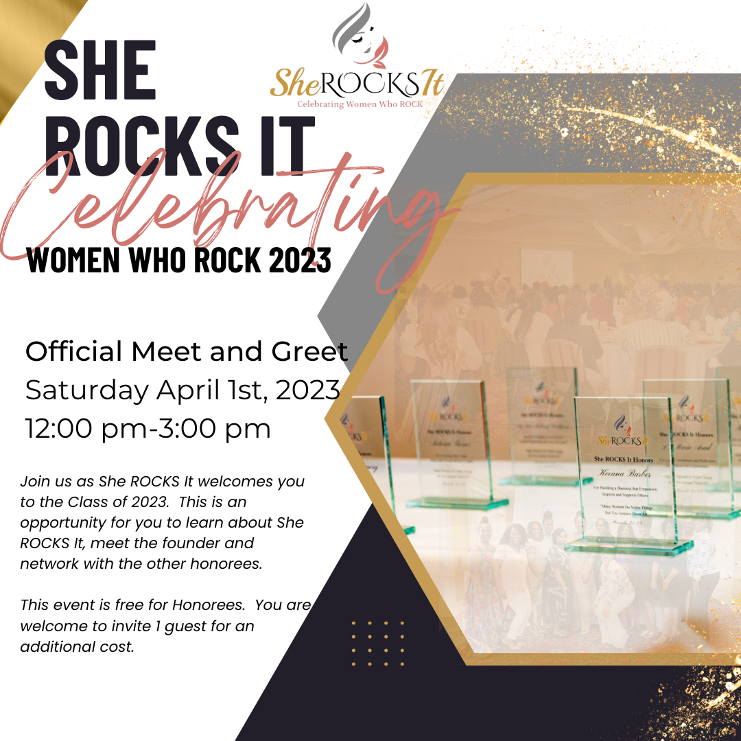 She ROCKS It Honoree Meet and Greet Tickets - Powered by Ticket Falcon®