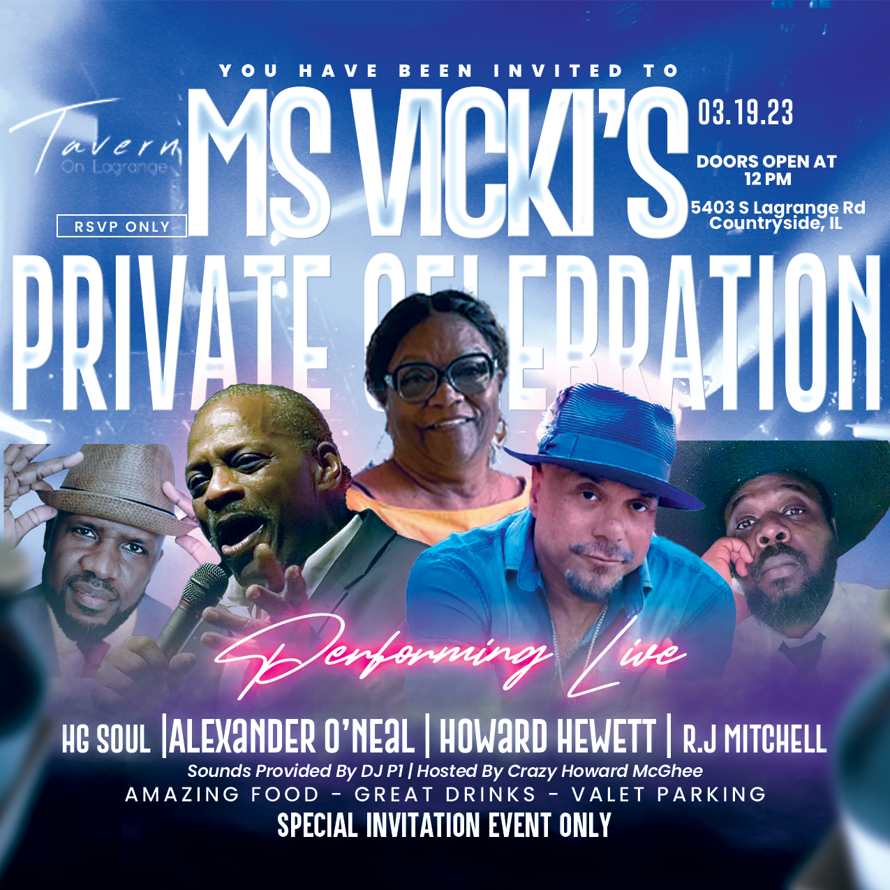 Ms Vicki's Private Celebration Featuring Howard Hewett & Alexander O ...