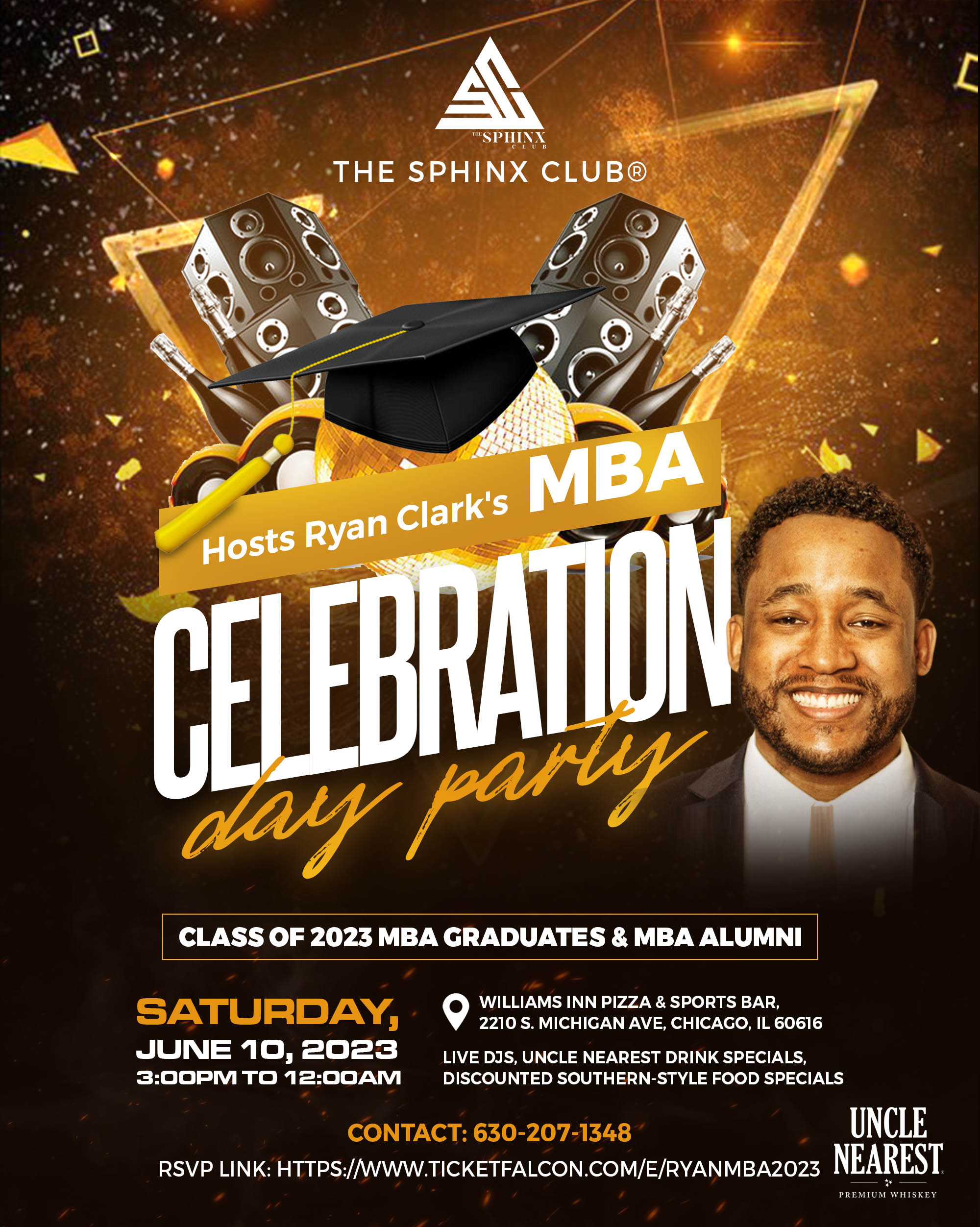 The Sphinx Club® Hosts Ryan Clark’s MBA Celebration Day Party Tickets ...