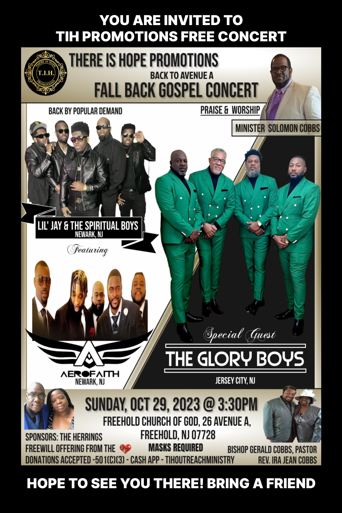 Back to Avenue A – Fall Back Gospel Concert (FREE) Tickets - Powered by ...
