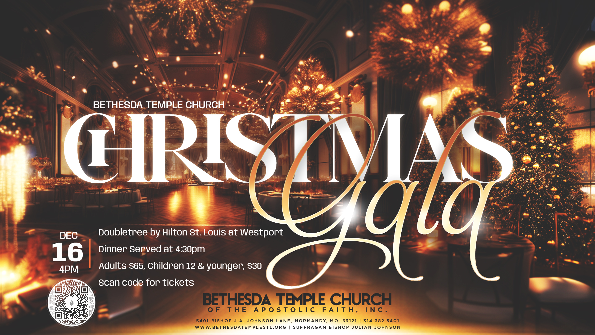 Bethesda Temple Church Christmas Gala Tickets - Powered by Ticket Falcon®