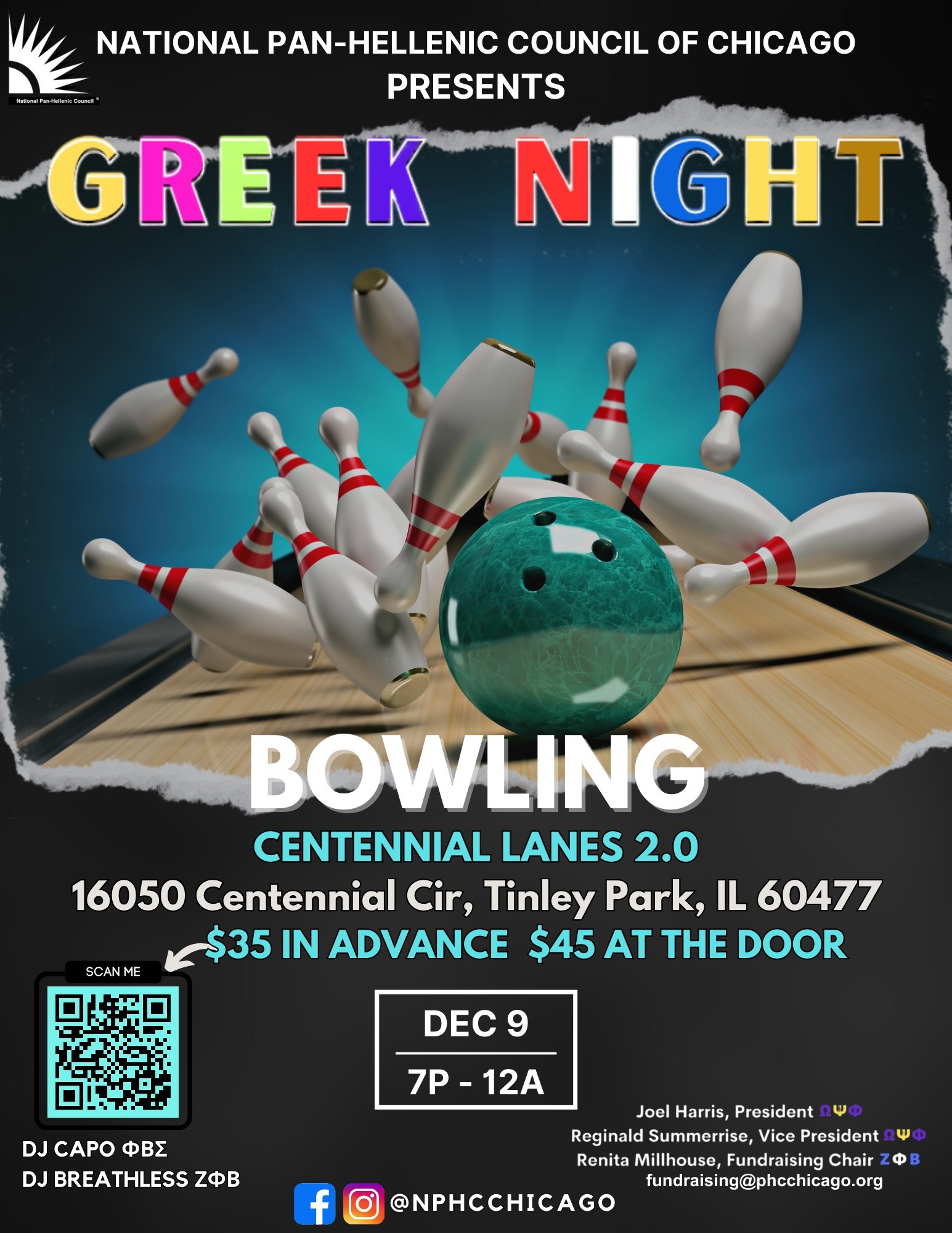NPHC Bowling Party Tickets - Powered by Ticket Falcon®