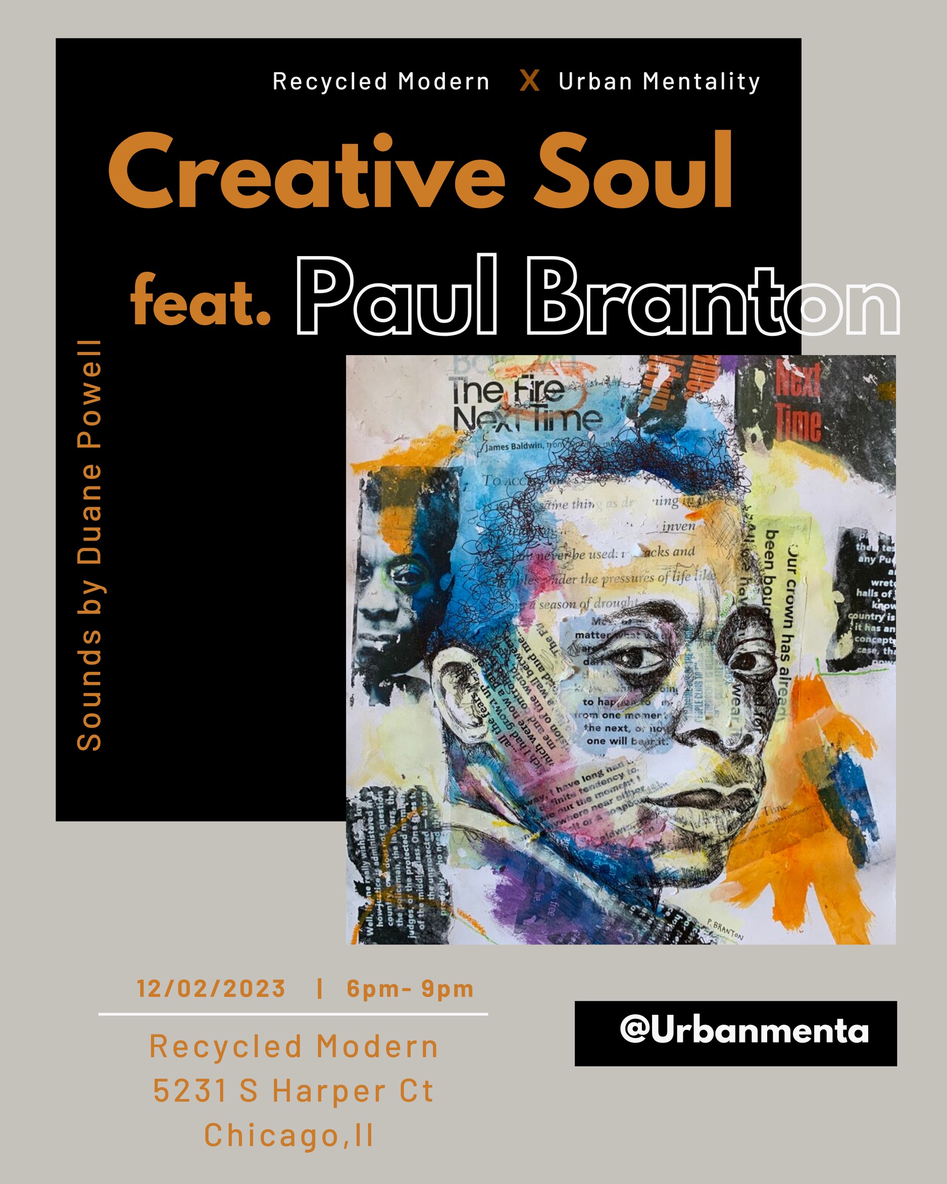 Recycled Modern Presents Creative Soul featuring Paul Branton Tickets ...