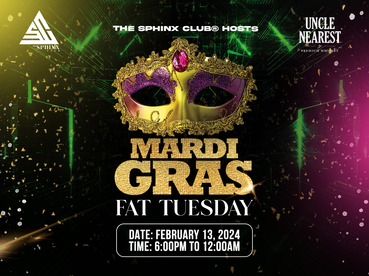 The Sphinx Club® Hosts Mardi Gras Fat Tuesday Tickets - Powered by ...