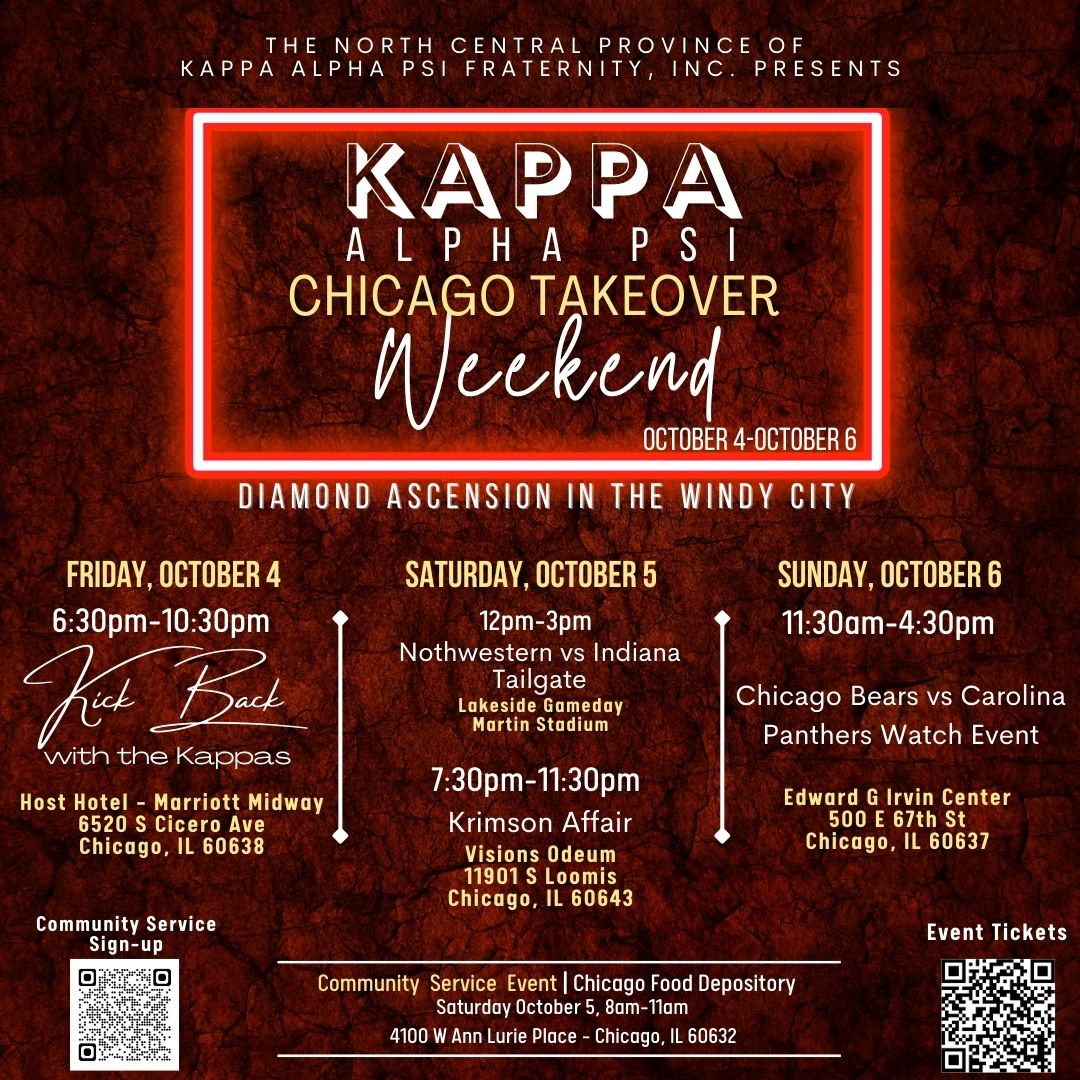 Chicago Metro Kappa Takeover – NCP Weekend Tickets - Powered by Ticket ...