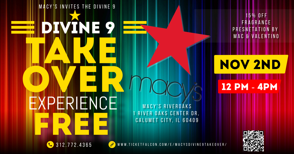 Macy’s River Oaks Invites: The Divine 9 Take Over Tickets - Powered by ...