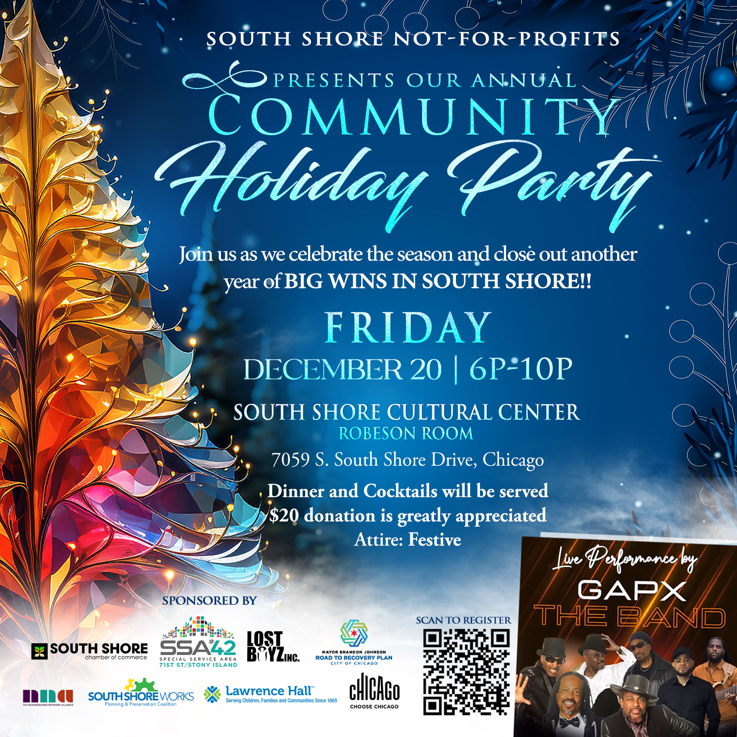 Community Holiday Party Tickets - Powered by Ticket Falcon®