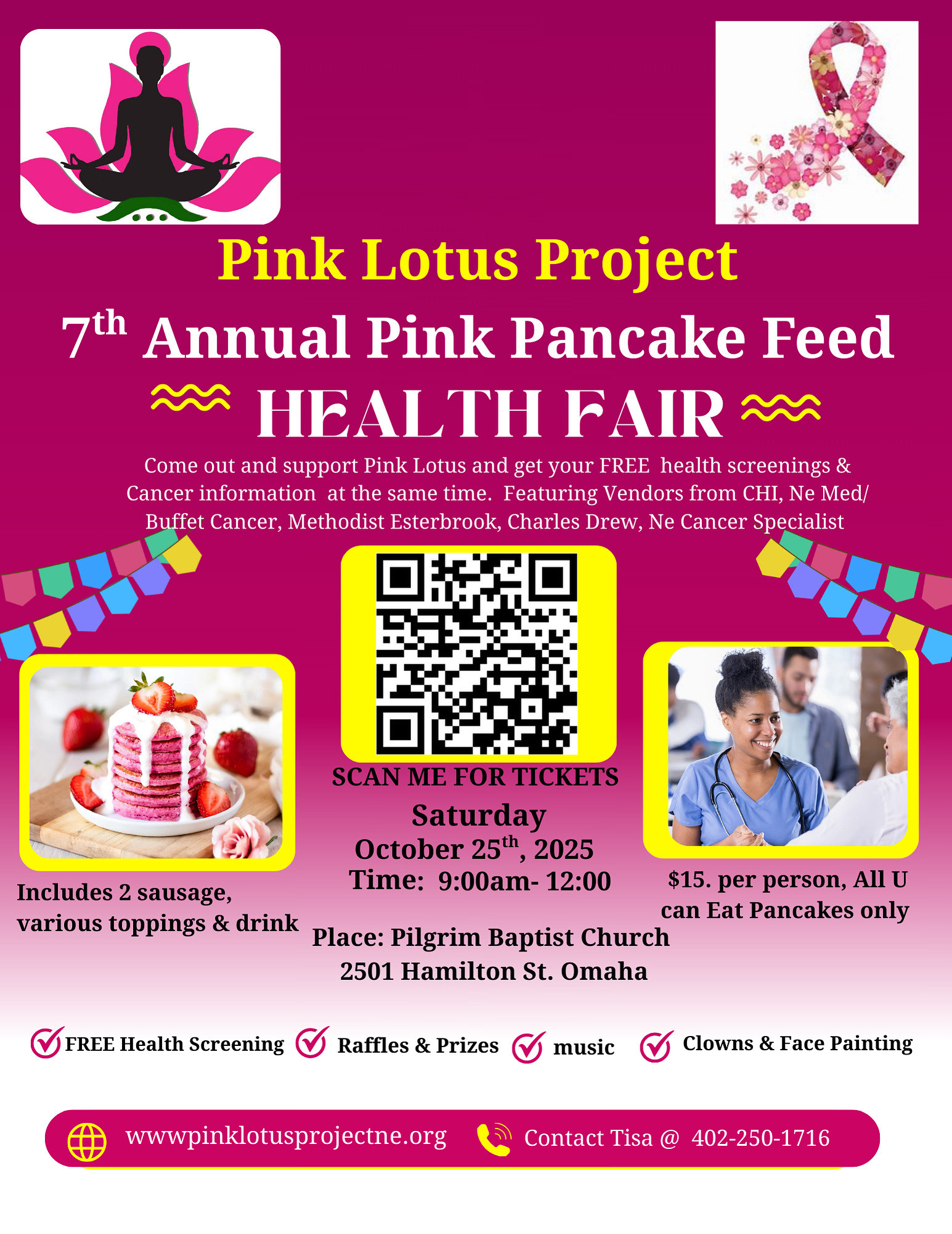 Pink Lotus Project’s, 7th annual Pink Pancake Feed & Health Fair ...