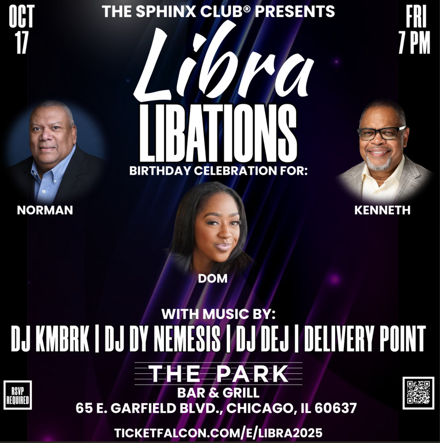 Libra Libations Birthday Celebration for Dominique Taylor, Kenneth ...